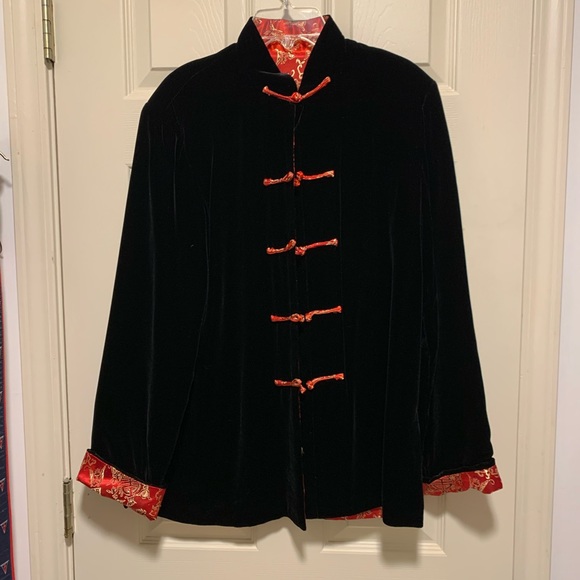 Cheongsams & Qipaos | Silk And Velvet Reversible Qipao Style Chinese ...